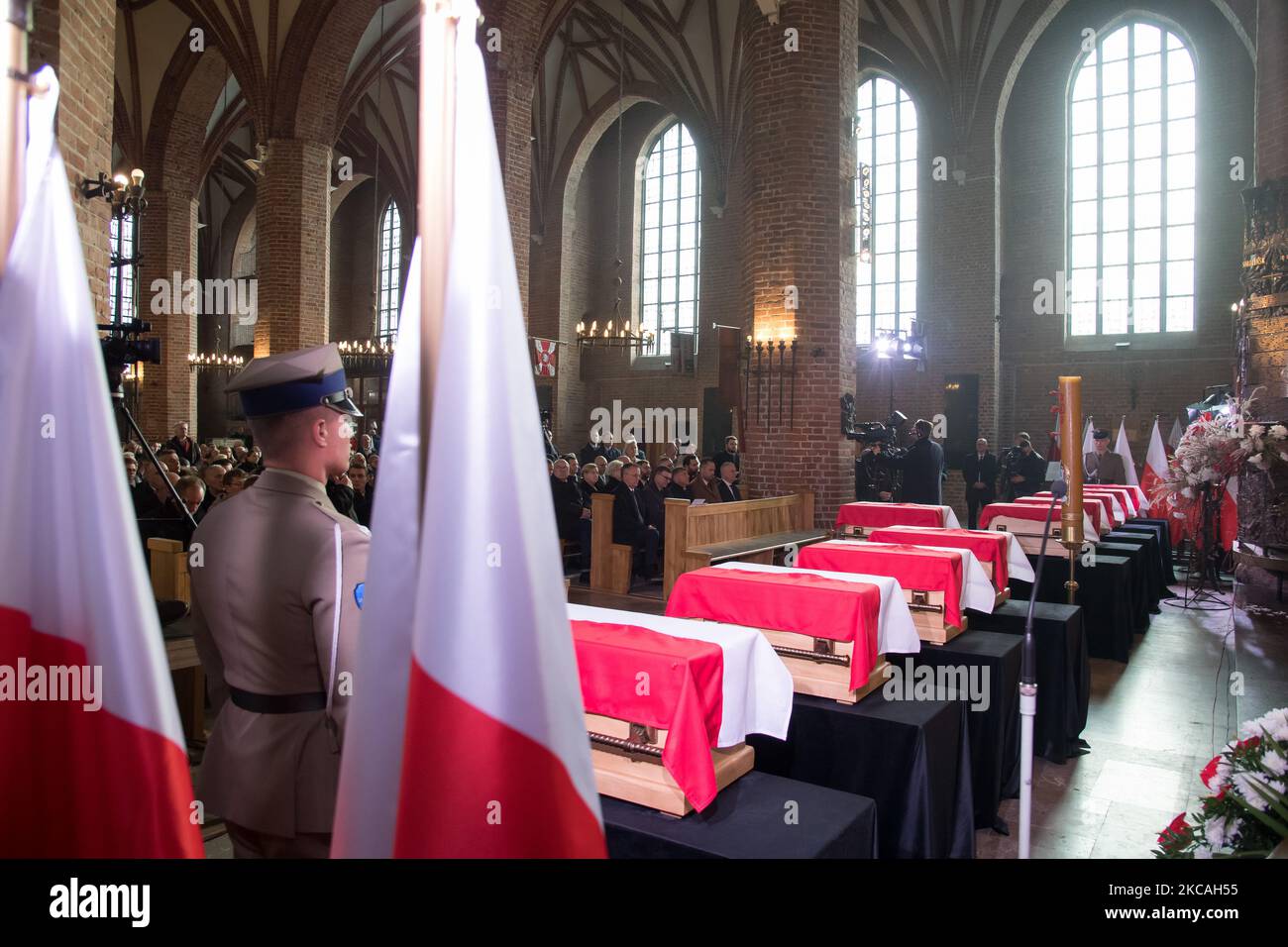 Gdansk, Poland. 4th November 2022. The state funeral of the nine ...