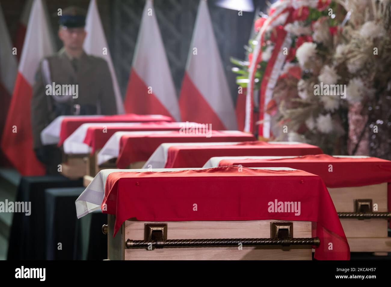 Gdansk, Poland. 4th November 2022. The state funeral of the nine ...