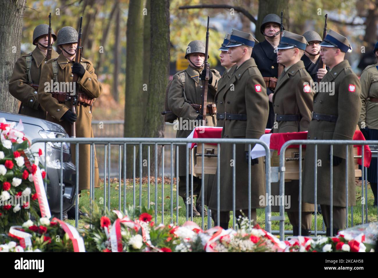 Gdansk, Poland. 4th November 2022. The state funeral of the nine ...