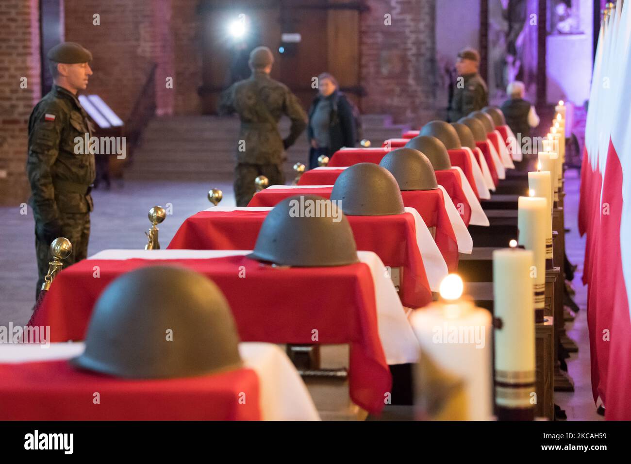 Gdansk, Poland. 3rd November 2022. The state funeral of the nine ...