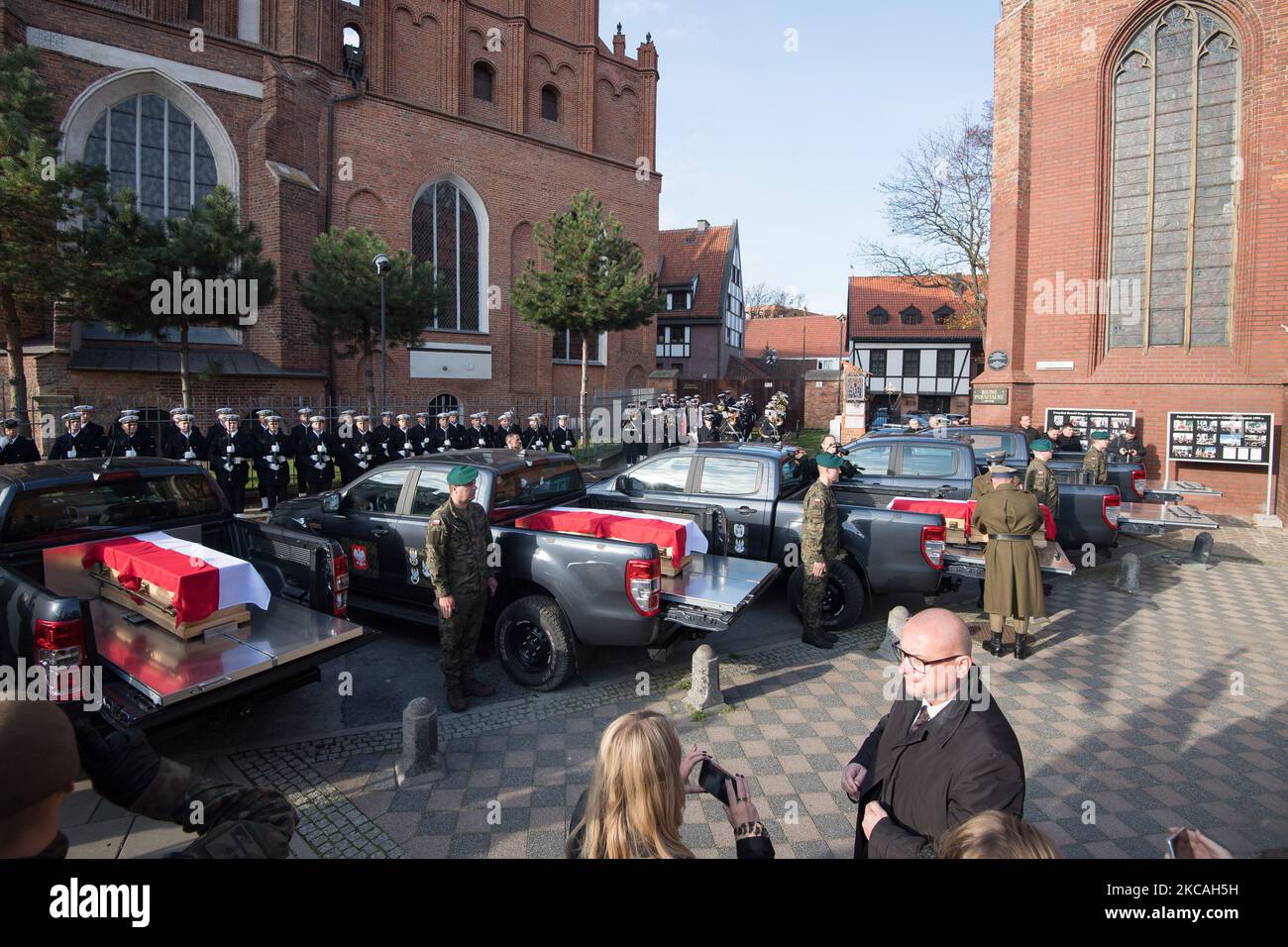 Gdansk, Poland. 4th November 2022. The state funeral of the nine ...