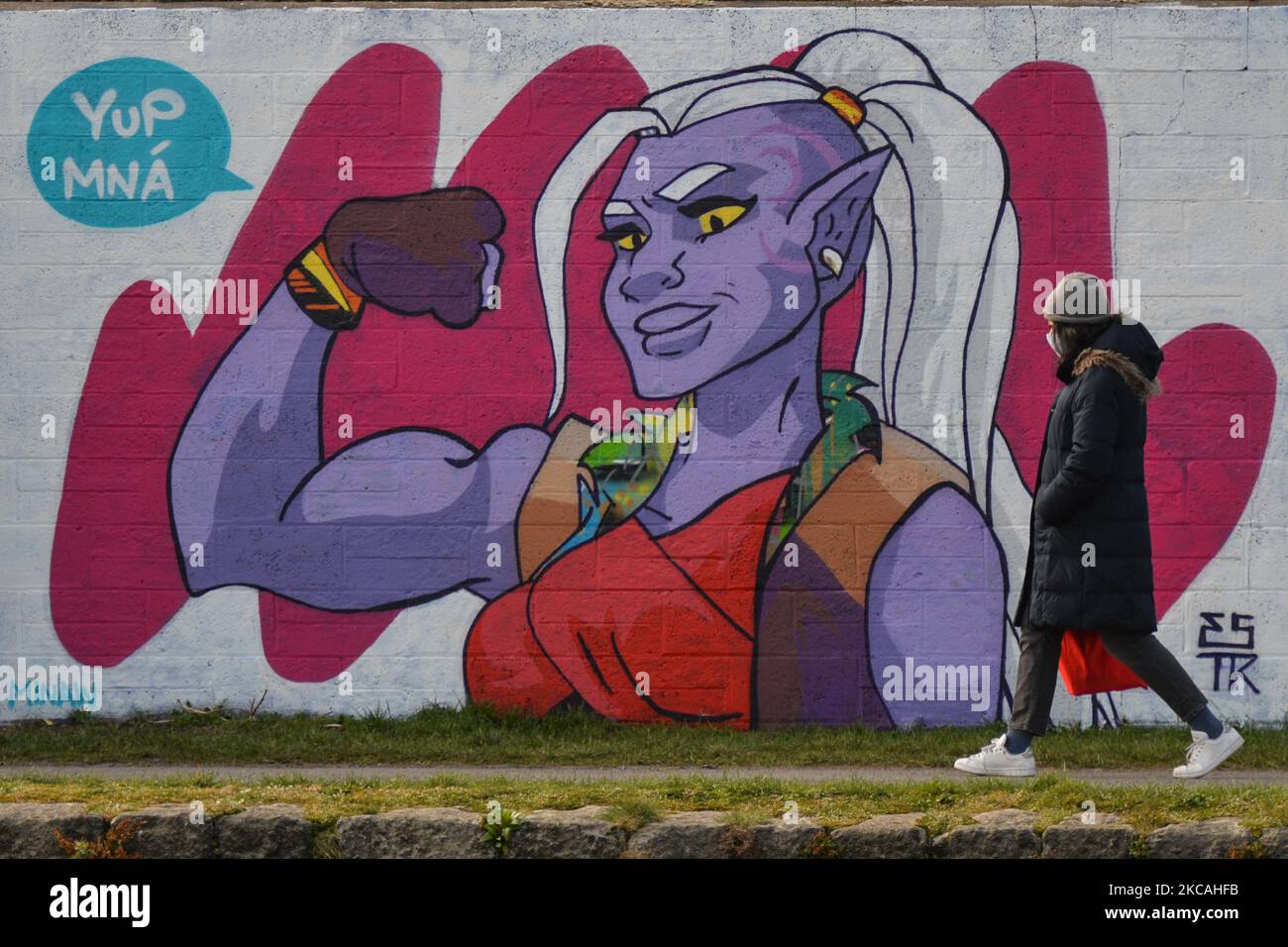 Mural of huntara hi-res stock photography and images - Alamy