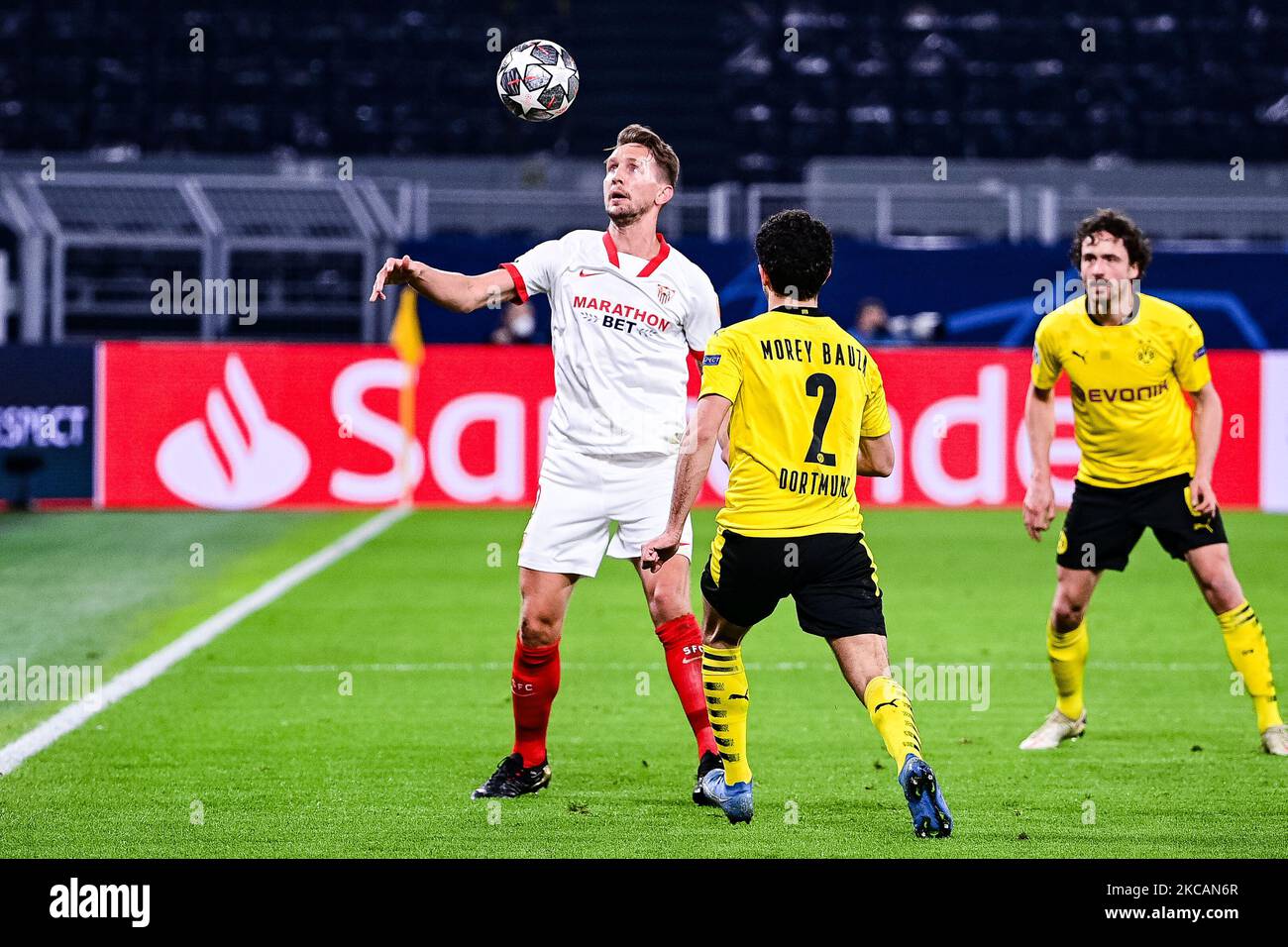 Luuk de Jong ( Sevilla ) during the UEFA Champions League round of 16 ...
