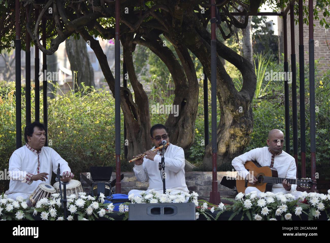 Release of maha mrityunjaya mantra music video hi-res stock photography ...