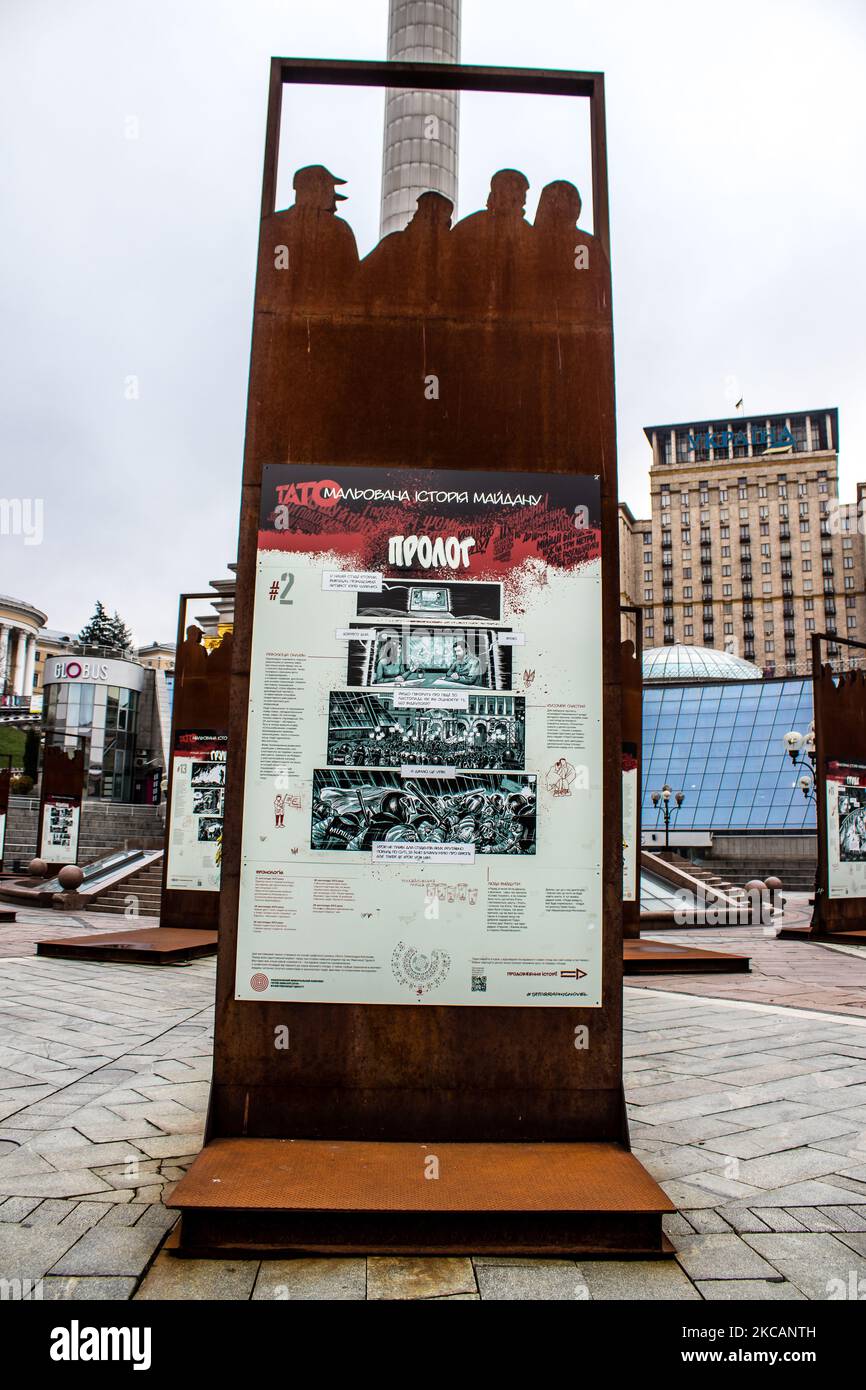 "Painted History of Maidan" art exhibition located at Maidan ...