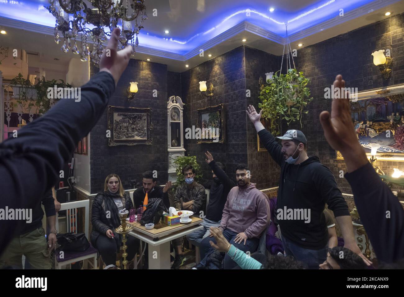 Iranian players making accusations in a Game of Mafia, also known as ...