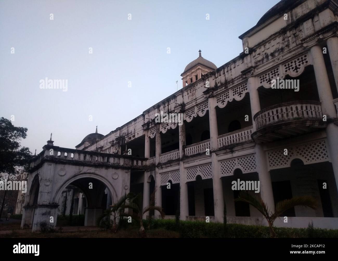 Ancient B N Palace (Basanta Nivas Palace) building is seen just ...