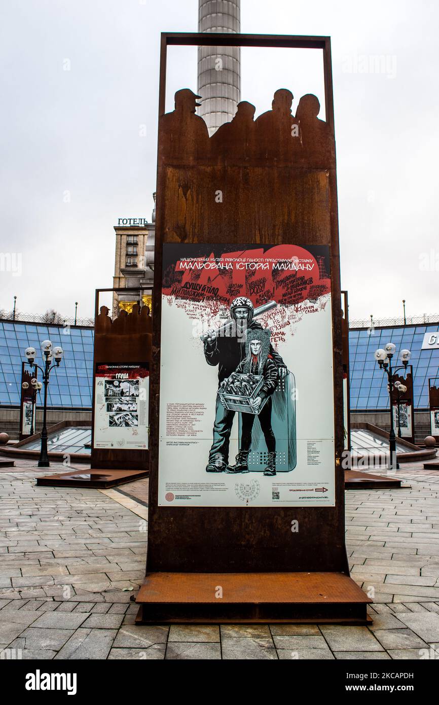 "Painted History of Maidan" art exhibition located at Maidan ...