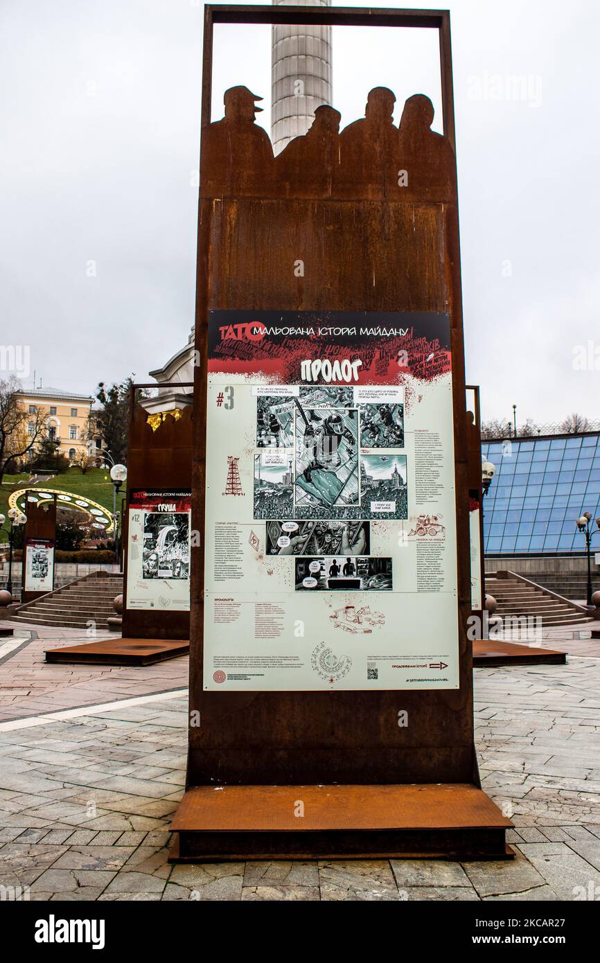 "Painted History of Maidan" art exhibition located at Maidan ...