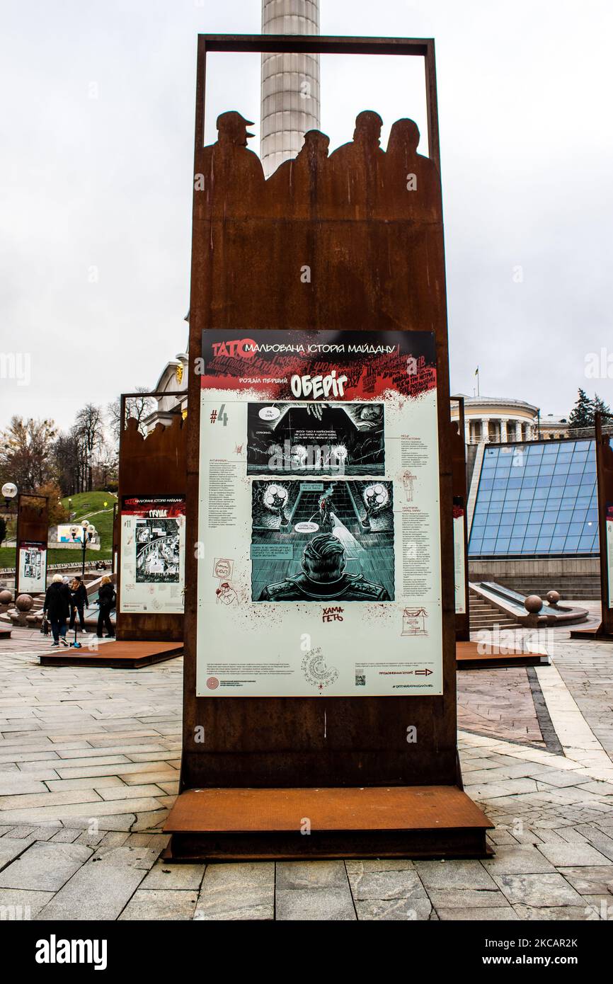 "Painted History of Maidan" art exhibition located at Maidan ...