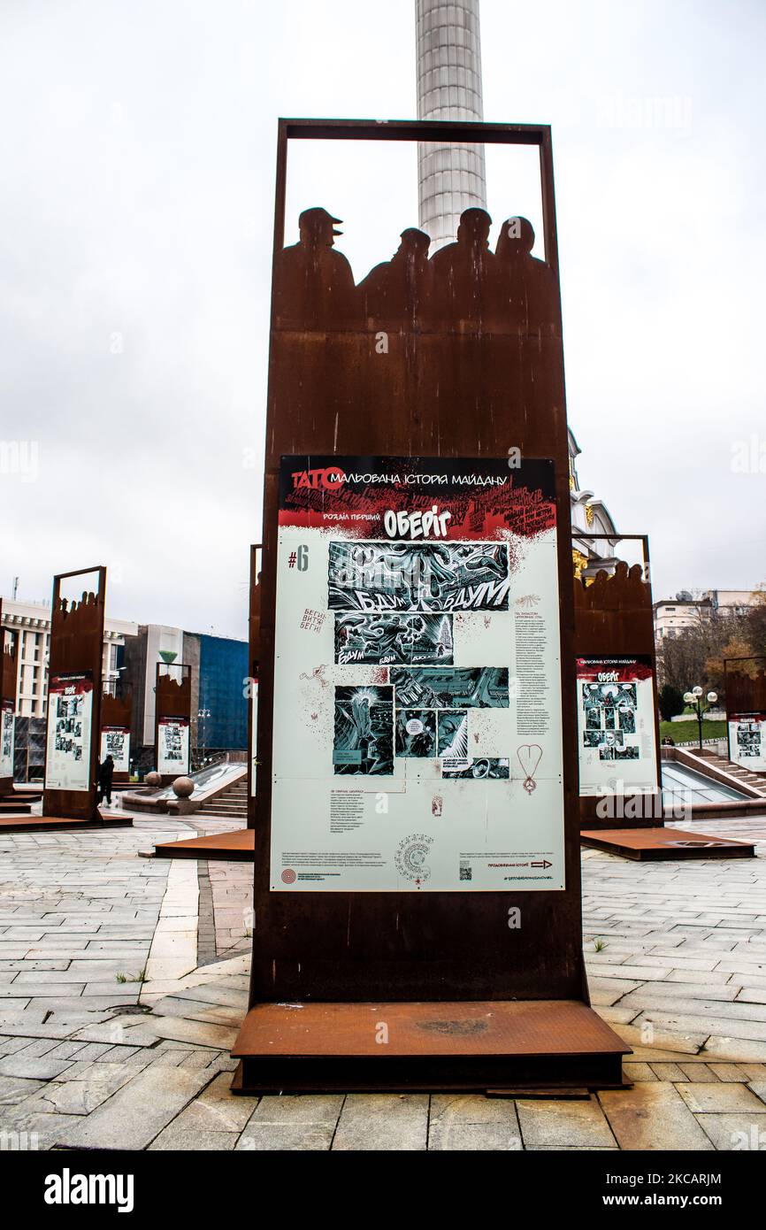 "Painted History of Maidan" art exhibition located at Maidan ...