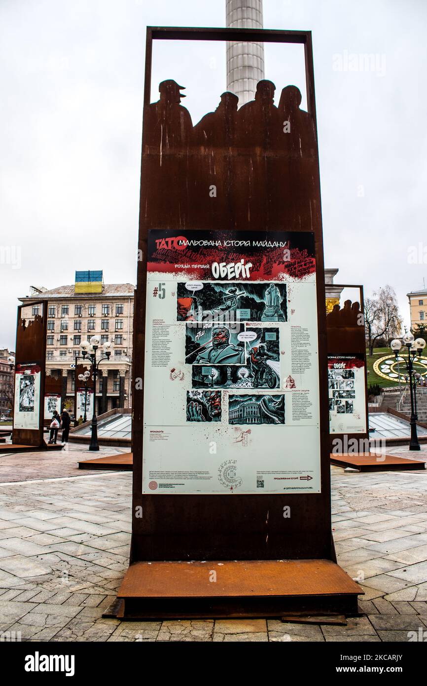 "Painted History of Maidan" art exhibition located at Maidan ...
