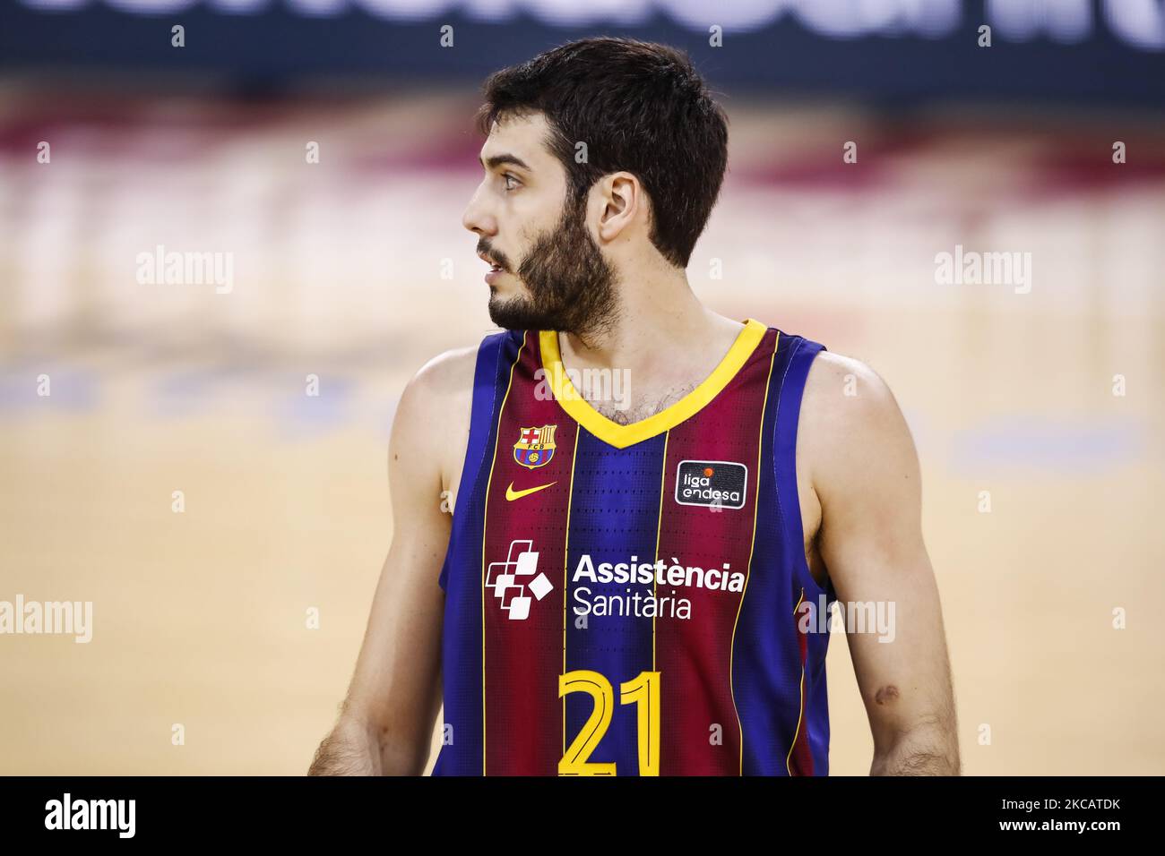 21 Alex Abrines of FC Barcelona during the Basket Liga ACB match ...