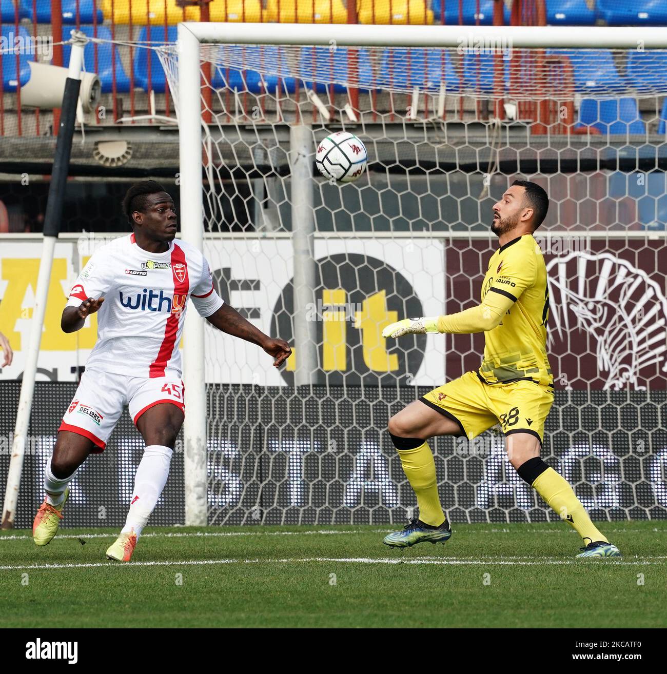 Mario Balotelli of Ac Monza during the Serie B match between Reggina ...