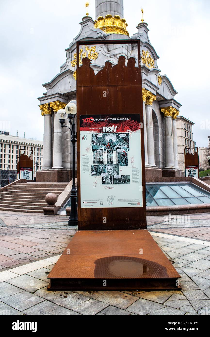 "Painted History of Maidan" art exhibition located at Maidan ...