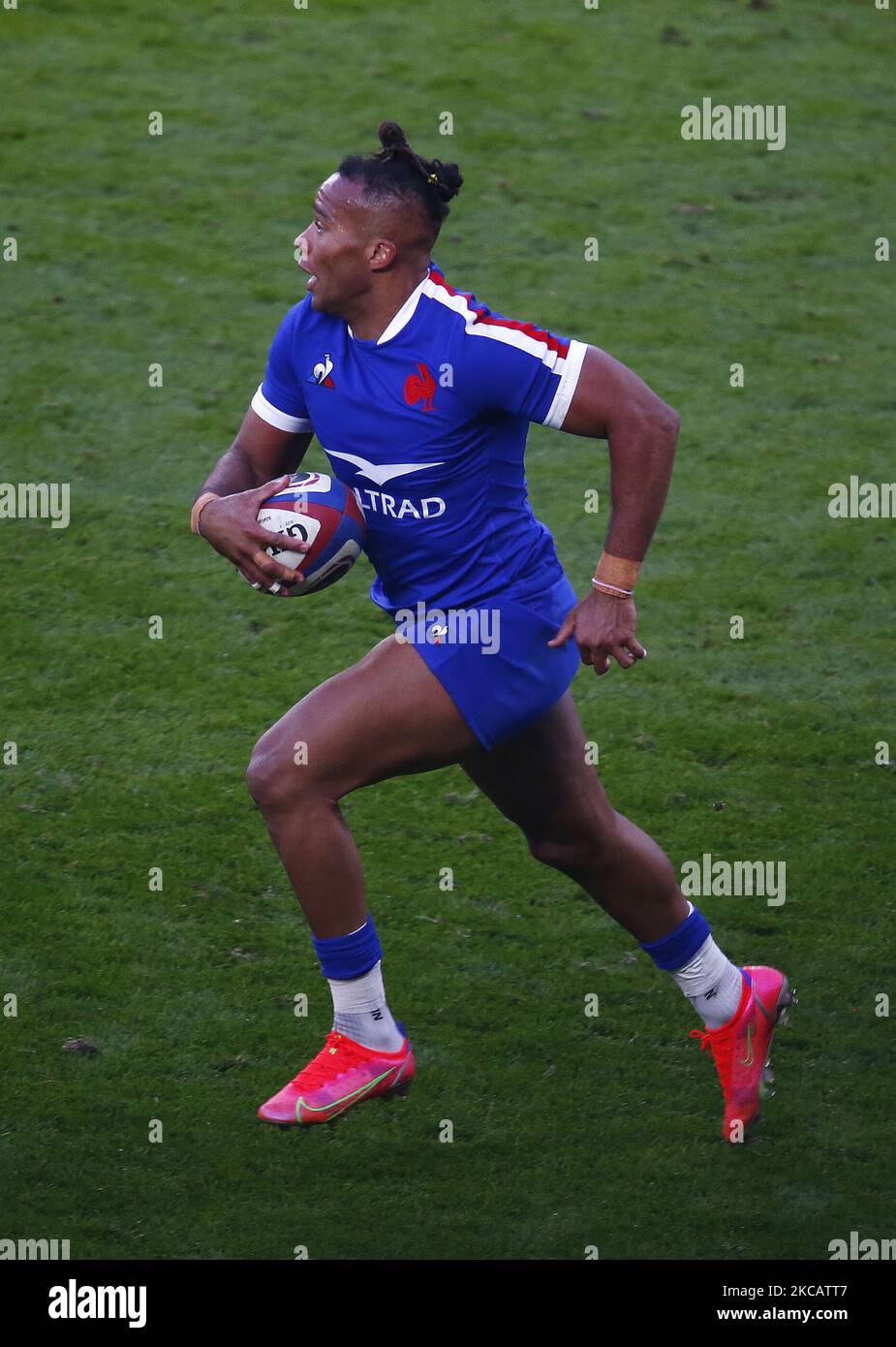 Teddy Thomas of France during Guinness 6 Nations between England and ...