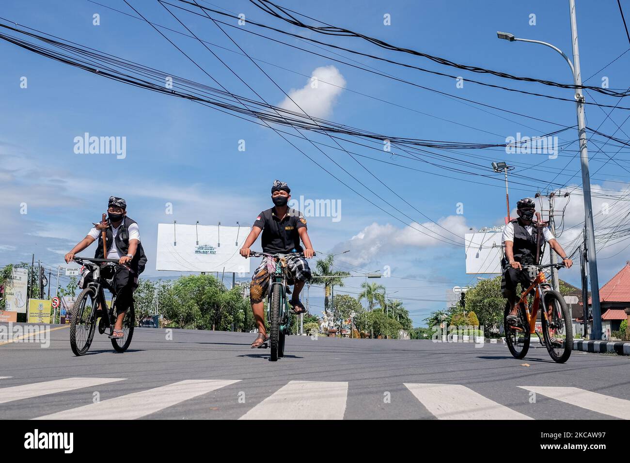 Balinese customary police hi-res stock photography and images - Alamy