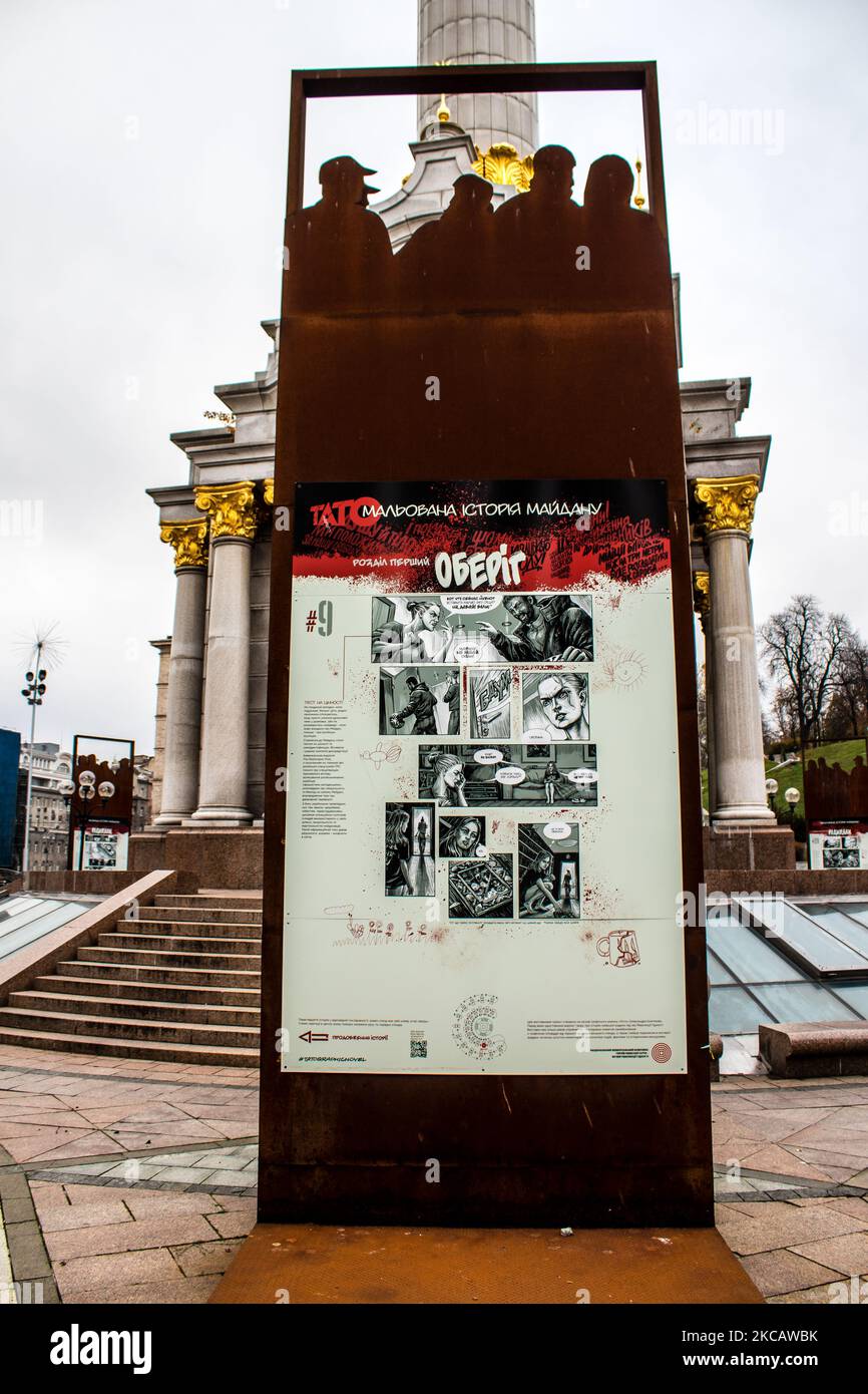 "Painted History of Maidan" art exhibition located at Maidan ...