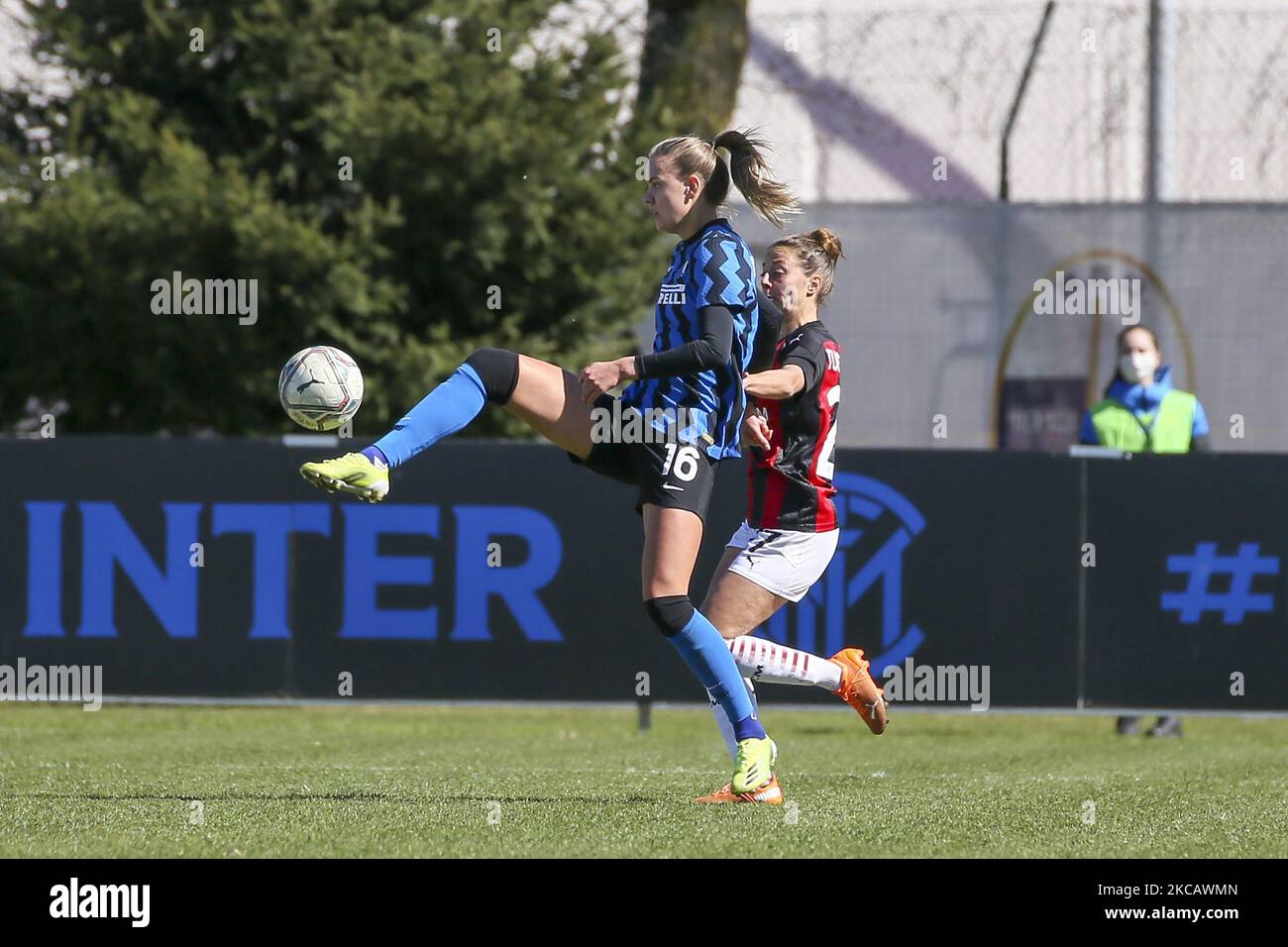 Caroline moller hansen of fc internazionale hi-res stock photography ...