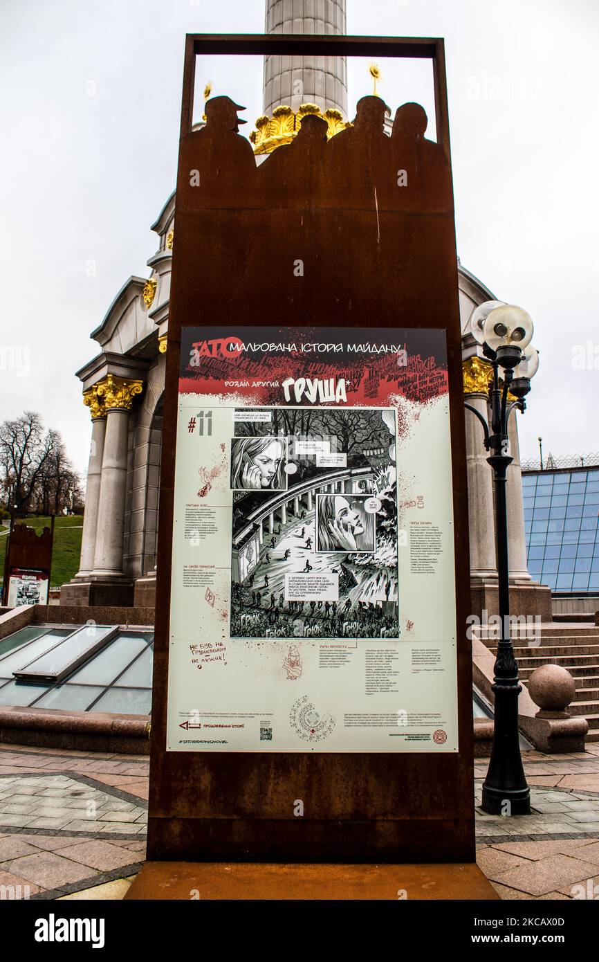 "Painted History of Maidan" art exhibition located at Maidan ...