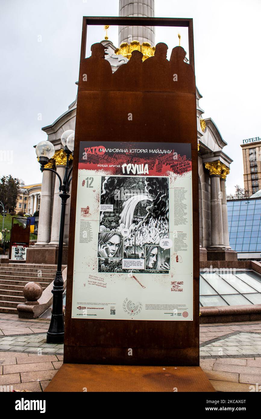 "Painted History of Maidan" art exhibition located at Maidan ...