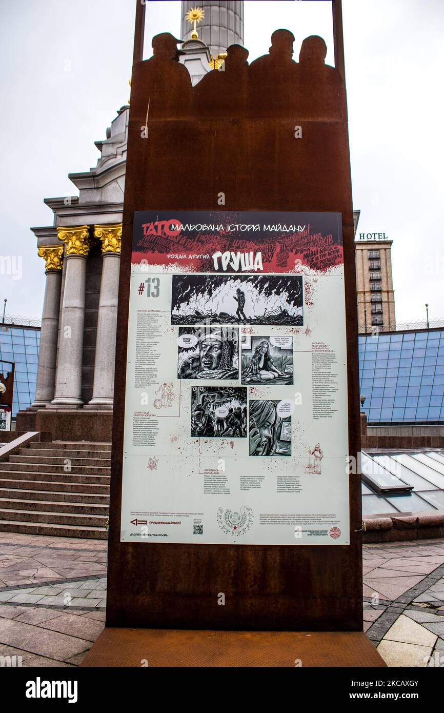 "Painted History of Maidan" art exhibition located at Maidan ...