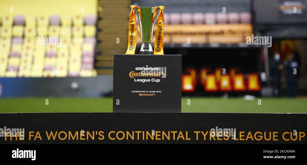 Women's league cup final trophy chelsea hi-res stock photography and ...