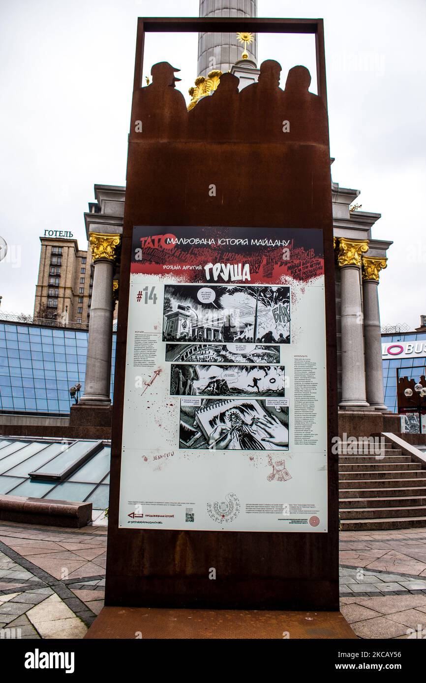 "Painted History of Maidan" art exhibition located at Maidan ...