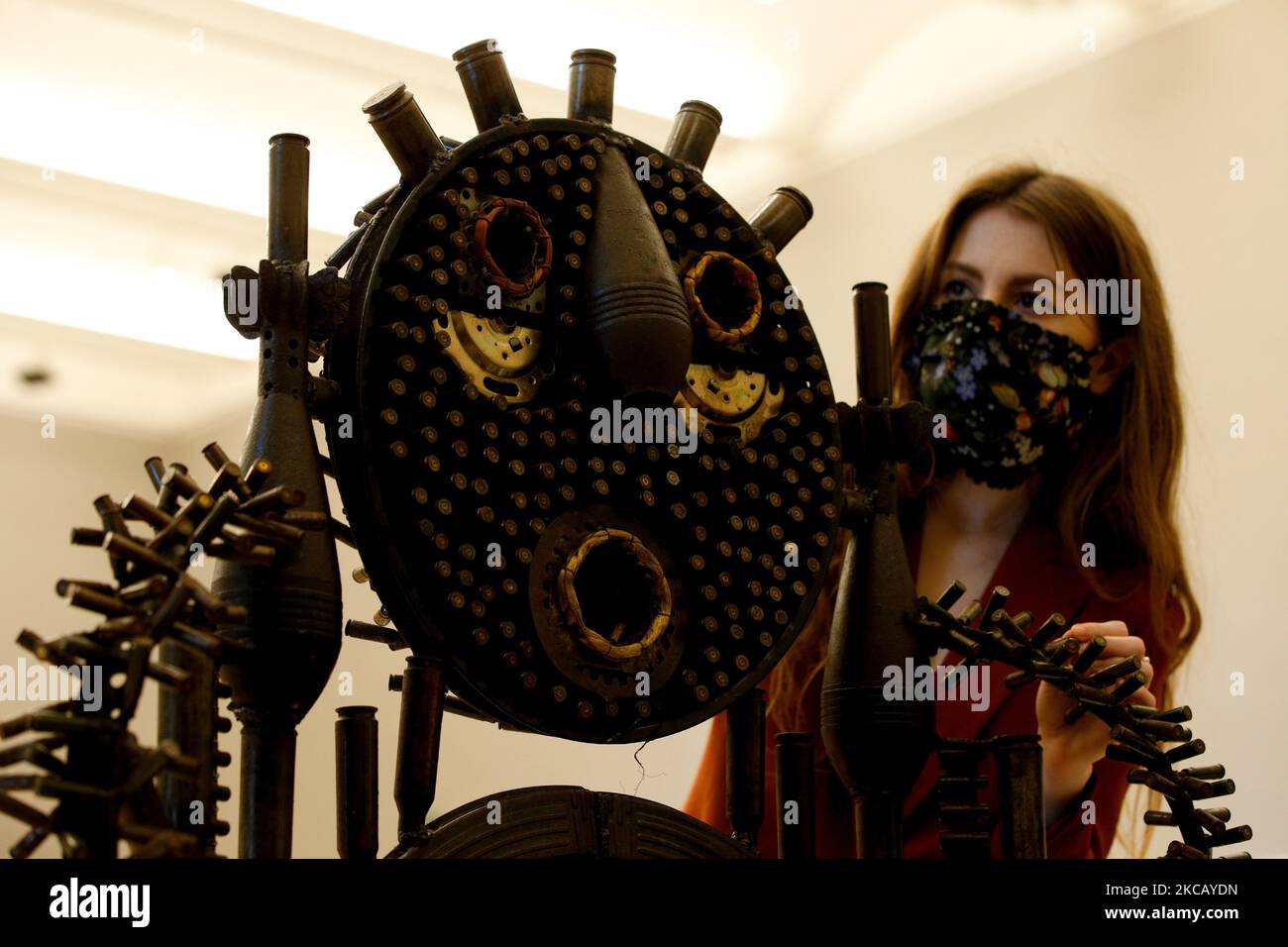 Welded deactivated weapon parts hi-res stock photography and images - Alamy