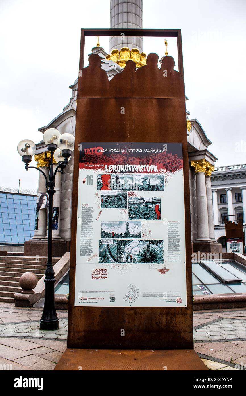 "Painted History of Maidan" art exhibition located at Maidan ...