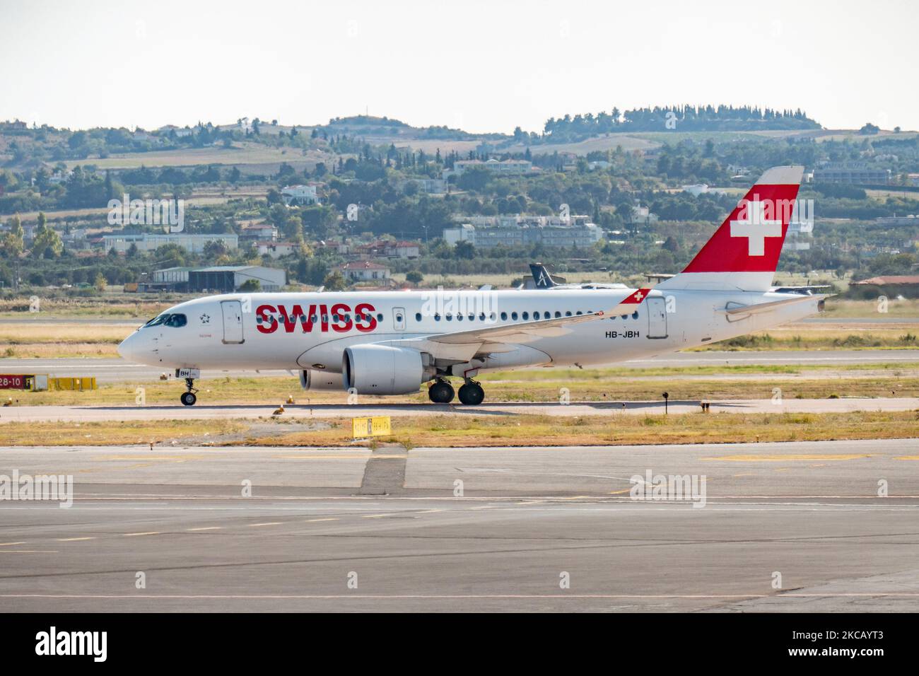 Swiss International Air Lines Airbus A220-100 the former Bombardier ...