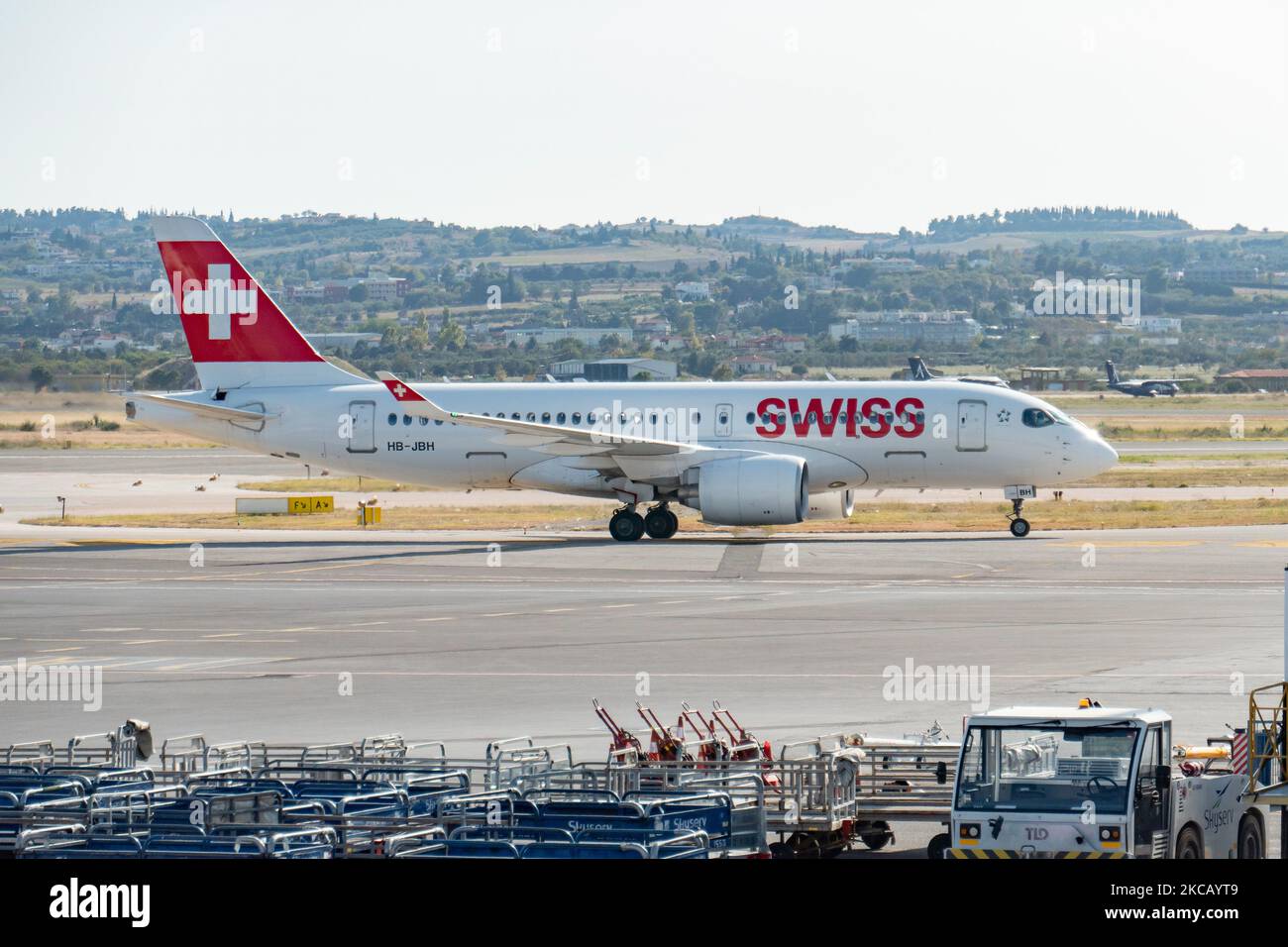 Swiss International Air Lines Airbus A220-100 the former Bombardier ...