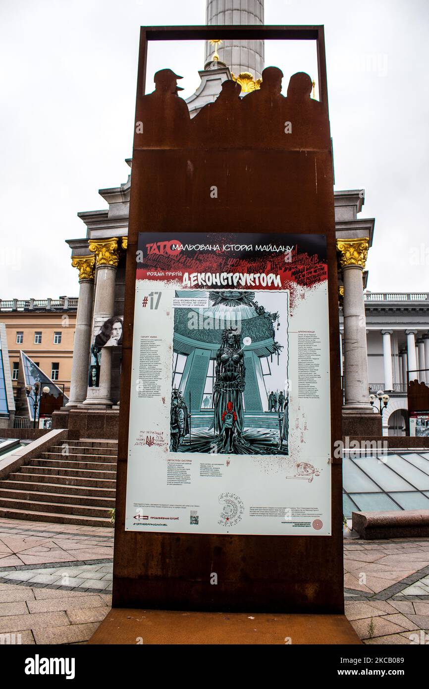 "Painted History of Maidan" art exhibition located at Maidan ...