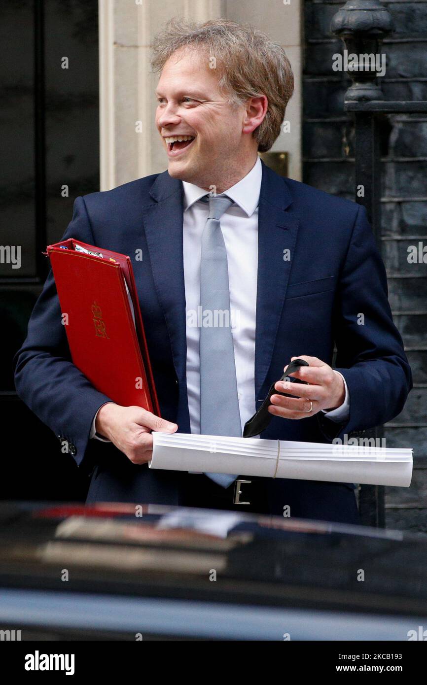 Secretary of State for Transport Grant Shapps, Conservative Party MP ...