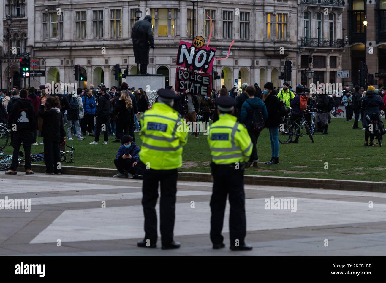 Police officers patrol parliament square hi-res stock photography and ...