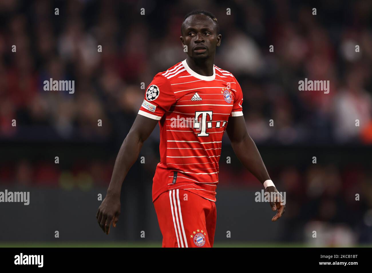 Munich, Germany, 1st November 2022. Sadio Mane of Bayern Munchen looks ...
