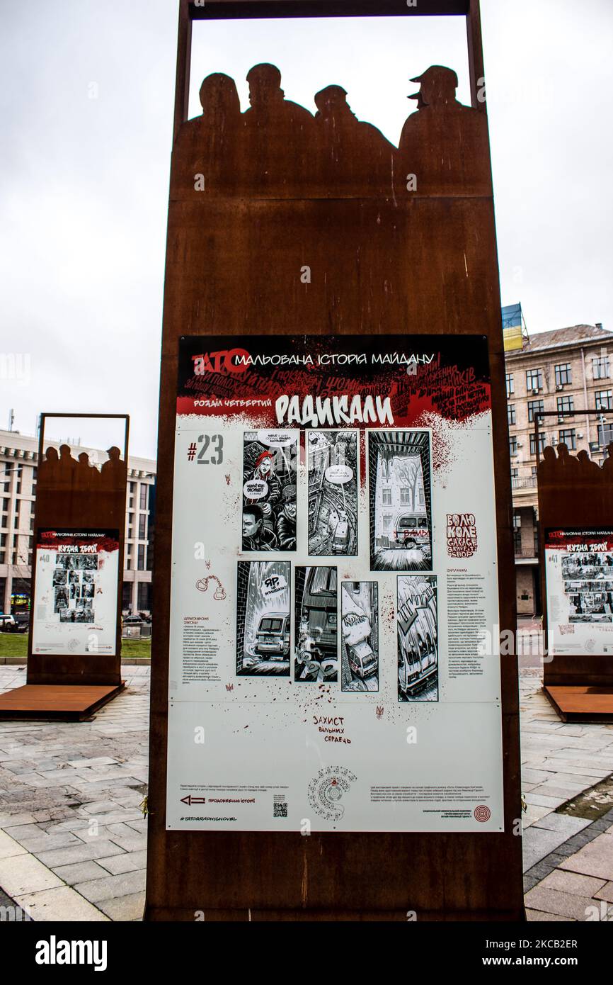 "Painted History of Maidan" art exhibition located at Maidan ...