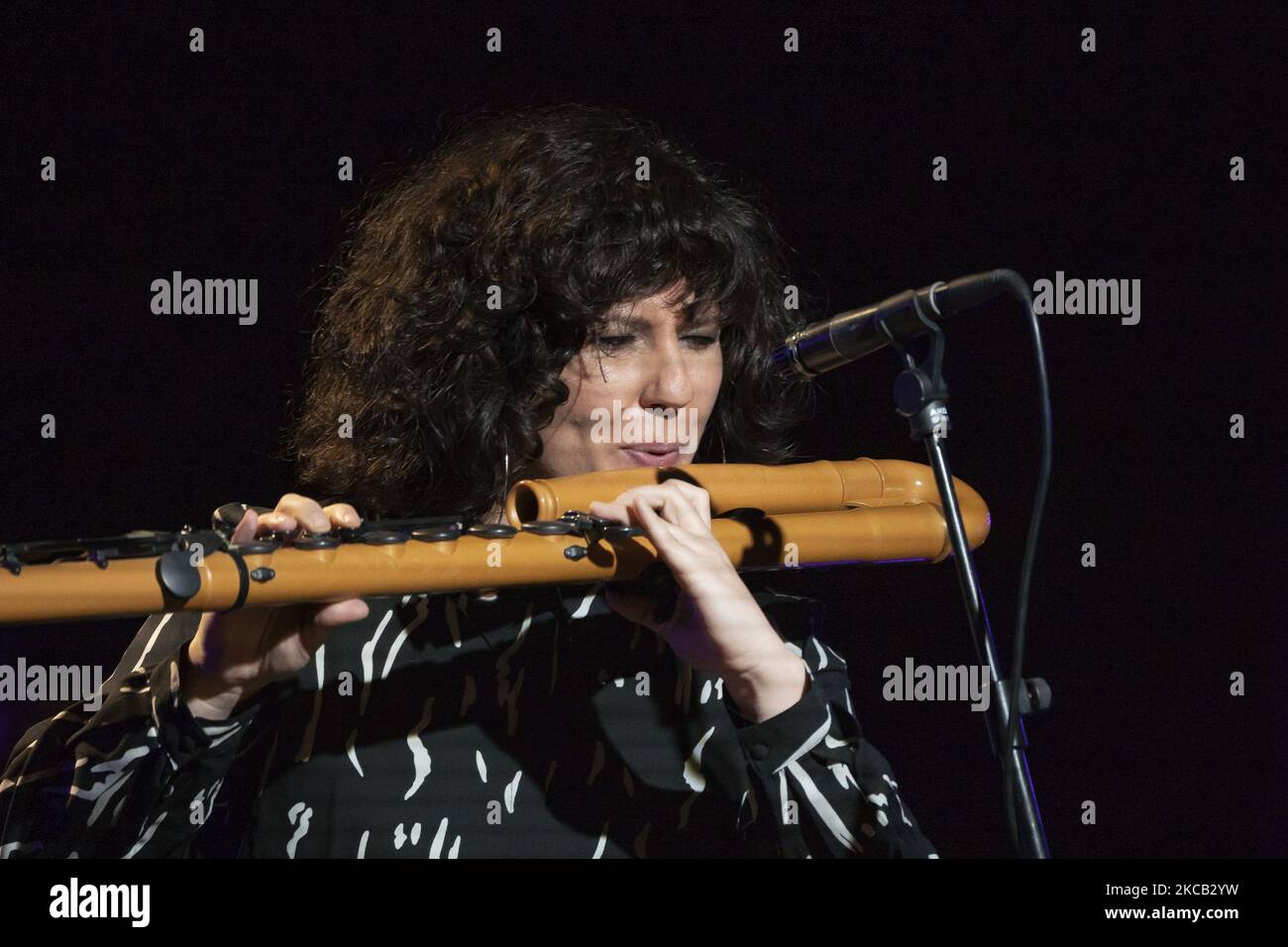 jazz music Trinidad Jimenez during her performance at the Ellas Crean ...