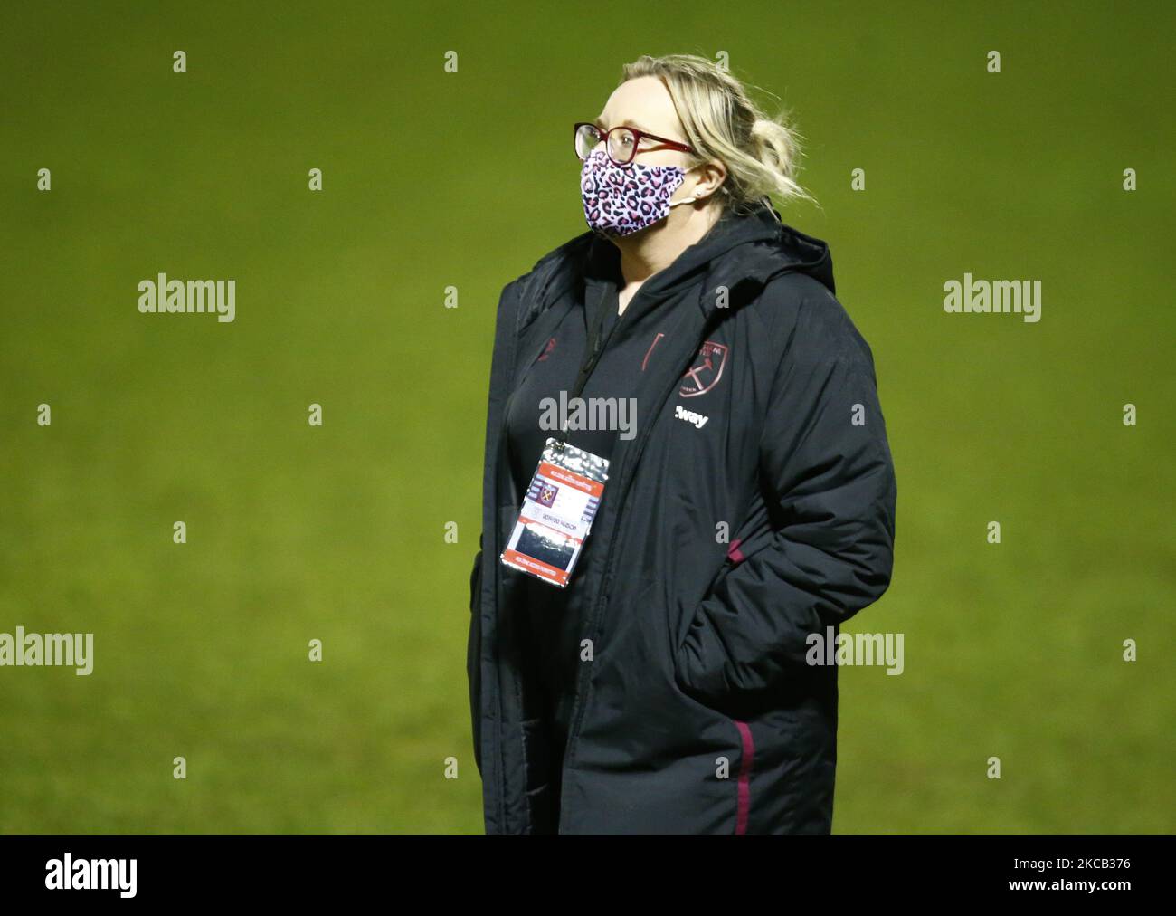 First Team Physiotherapist, Elena Jobson during Barclays FA Women's ...