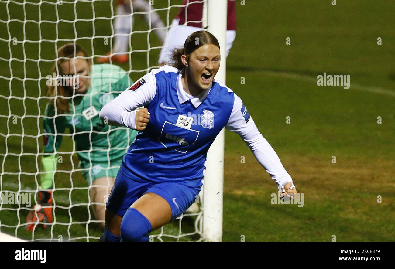 Ruby Mace of Birmingham City Women (on Dual Registration from Arsenal ...