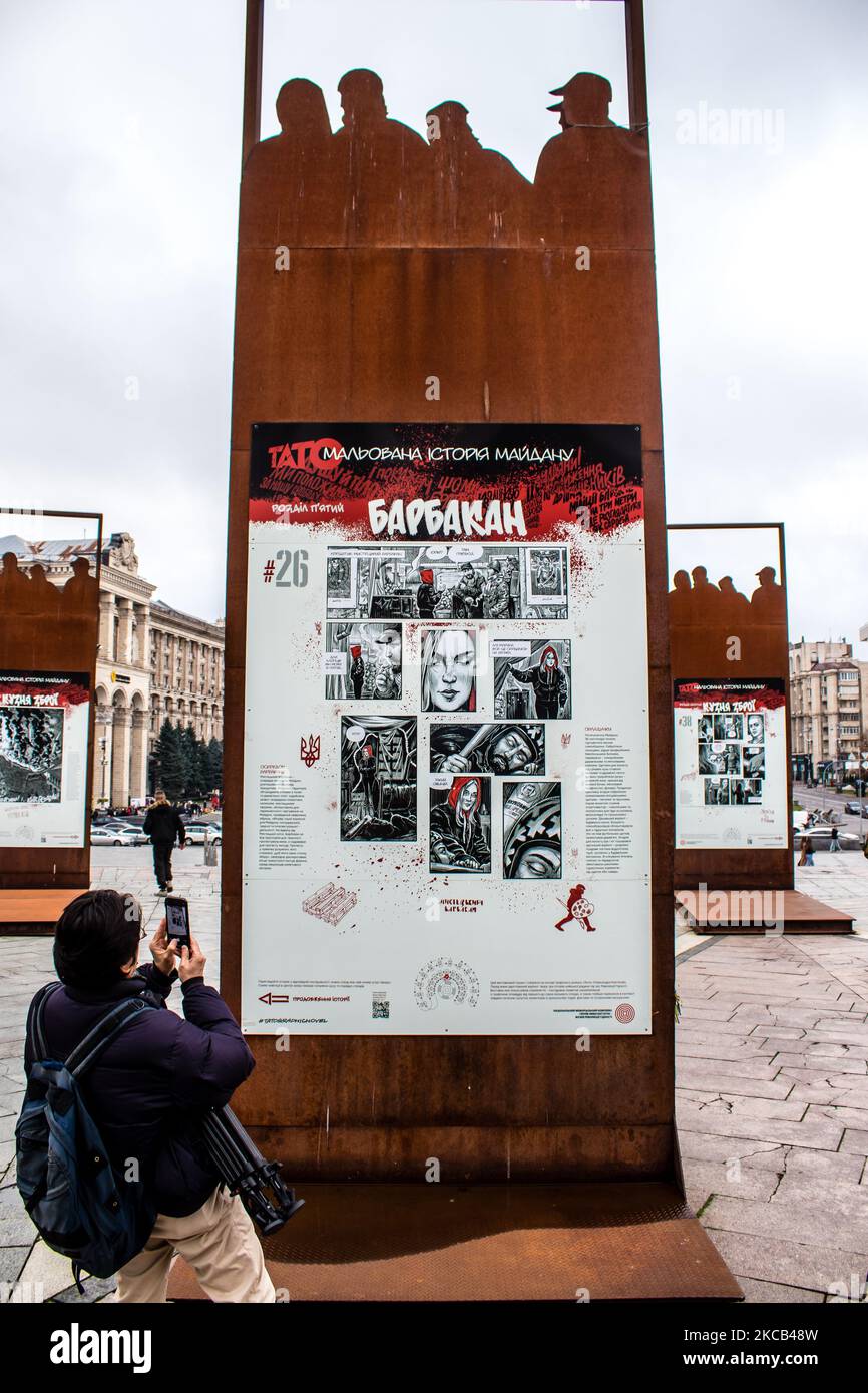 "Painted History of Maidan" art exhibition located at Maidan ...