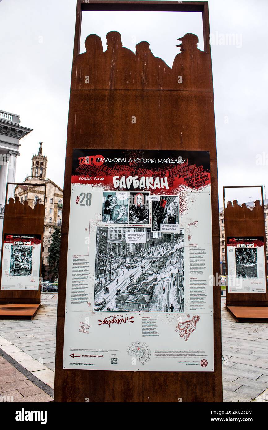 "Painted History of Maidan" art exhibition located at Maidan ...