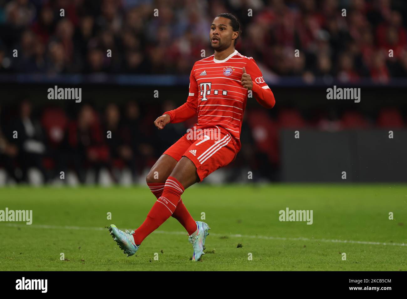 Munich, Germany, 1st November 2022. Serge Gnabry of Bayern Munchen ...