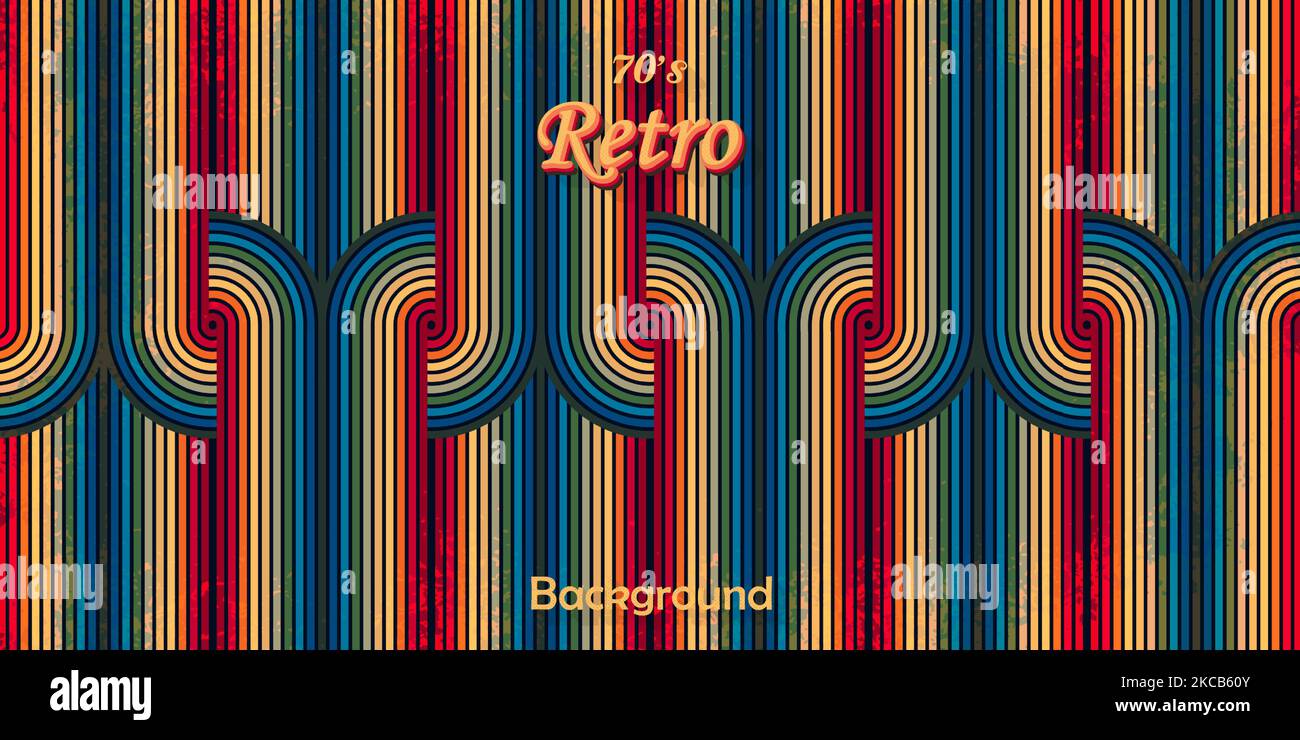 Vintage 1970s texture stripes grunge hi-res stock photography and ...