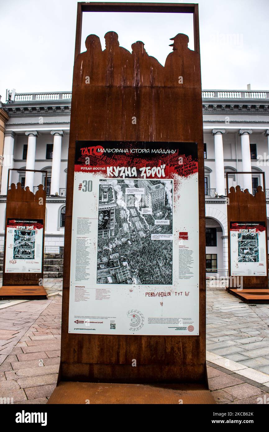 "Painted History of Maidan" art exhibition located at Maidan ...