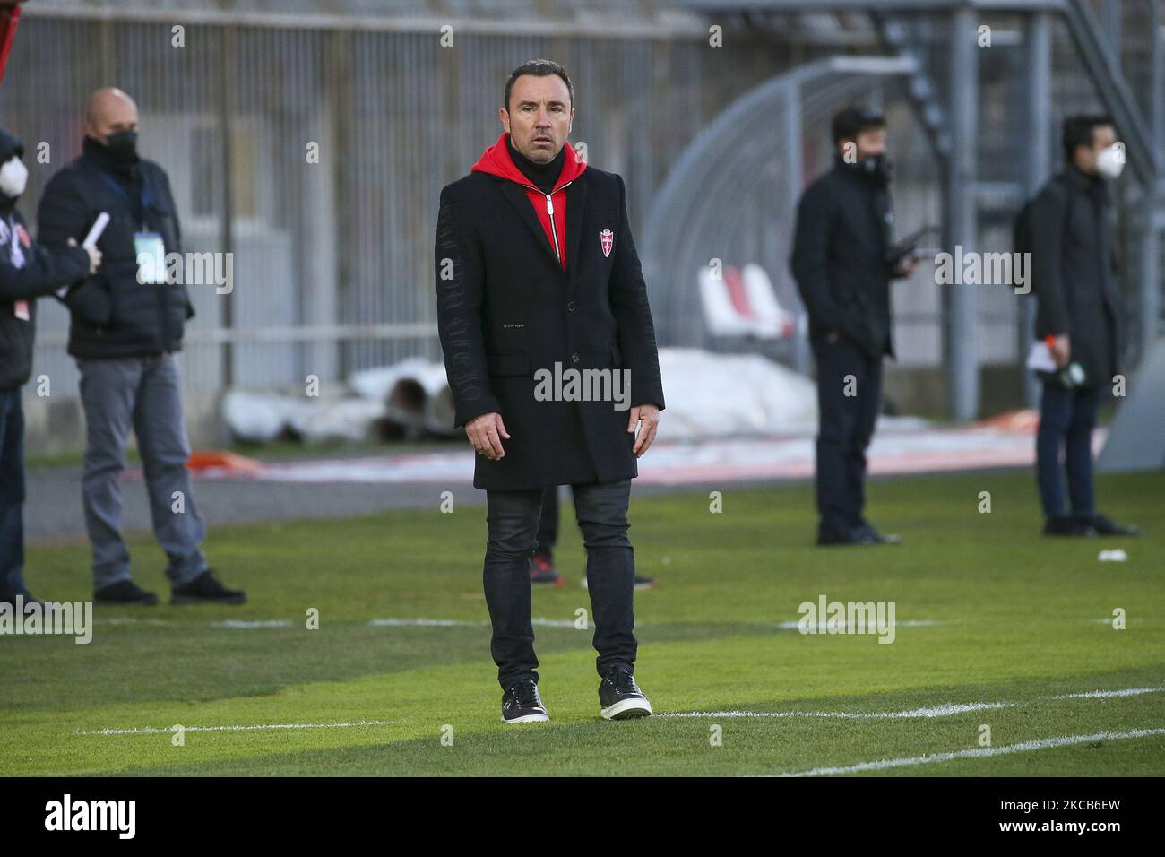 Cristian brocchi head coach of ac monza hi-res stock photography and ...