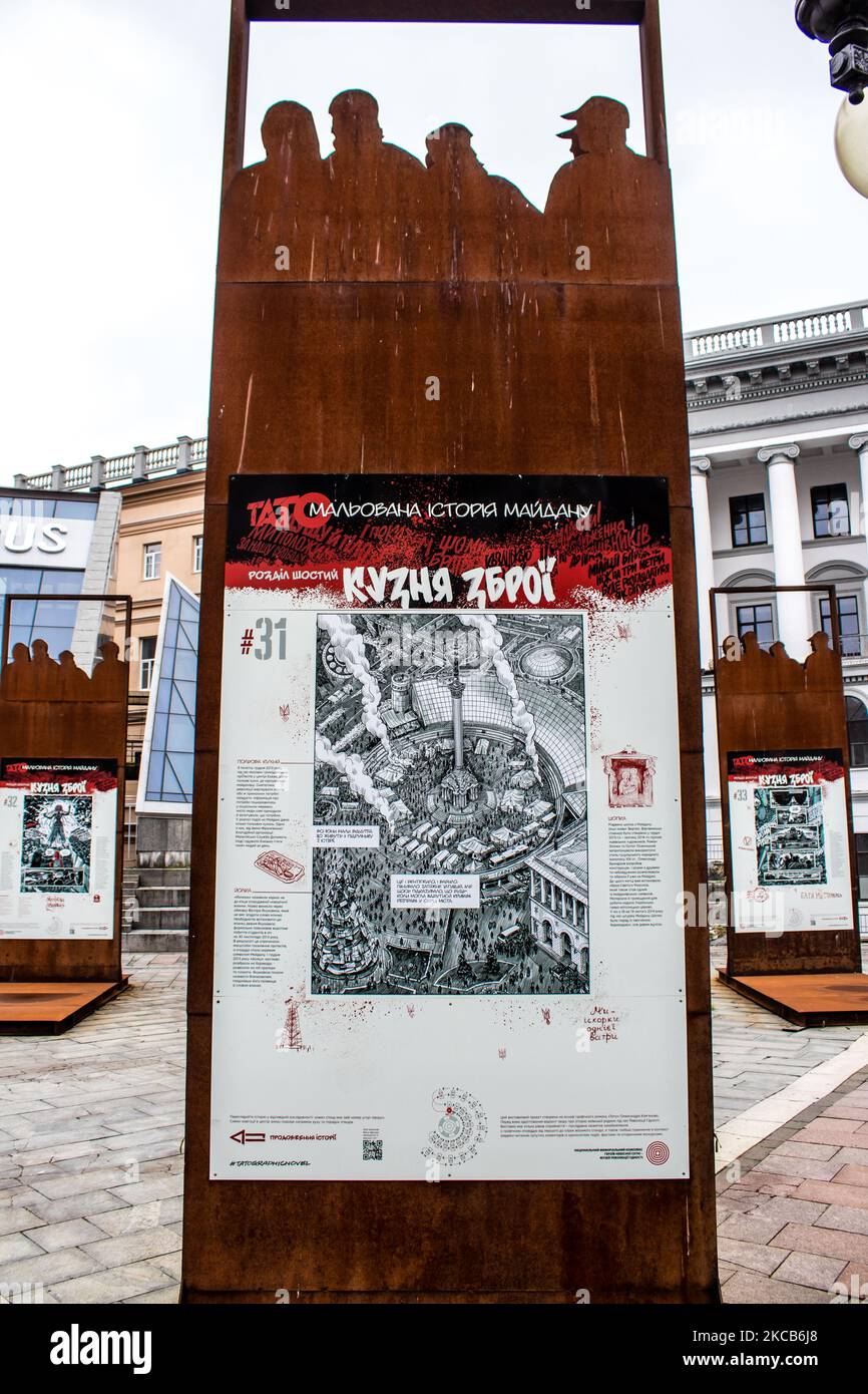 "Painted History of Maidan" art exhibition located at Maidan ...