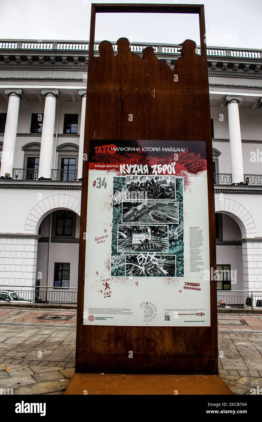 "Painted History of Maidan" art exhibition located at Maidan ...