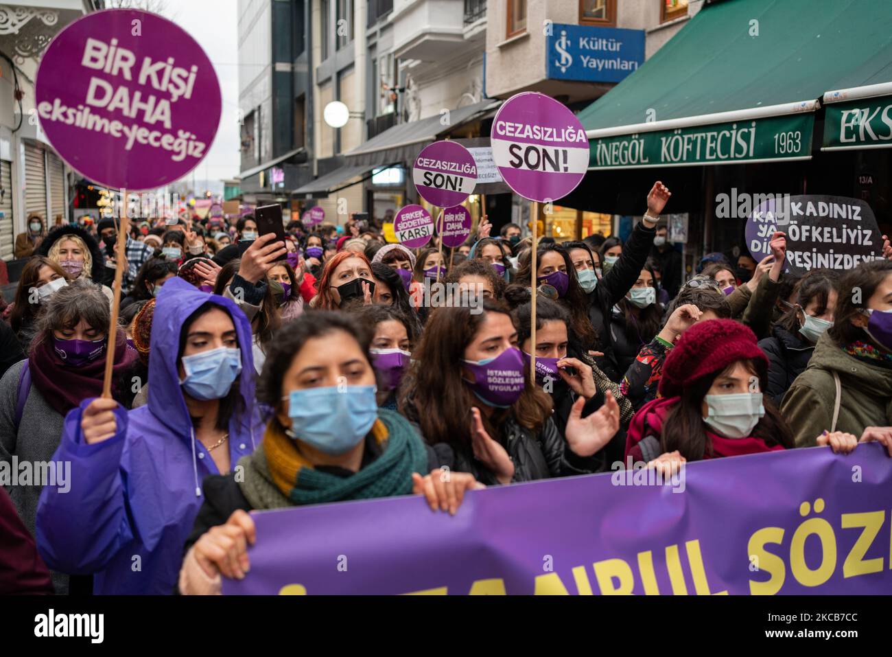 Women and LGBTQI activists protest Turkey’s withdrawal from the ...