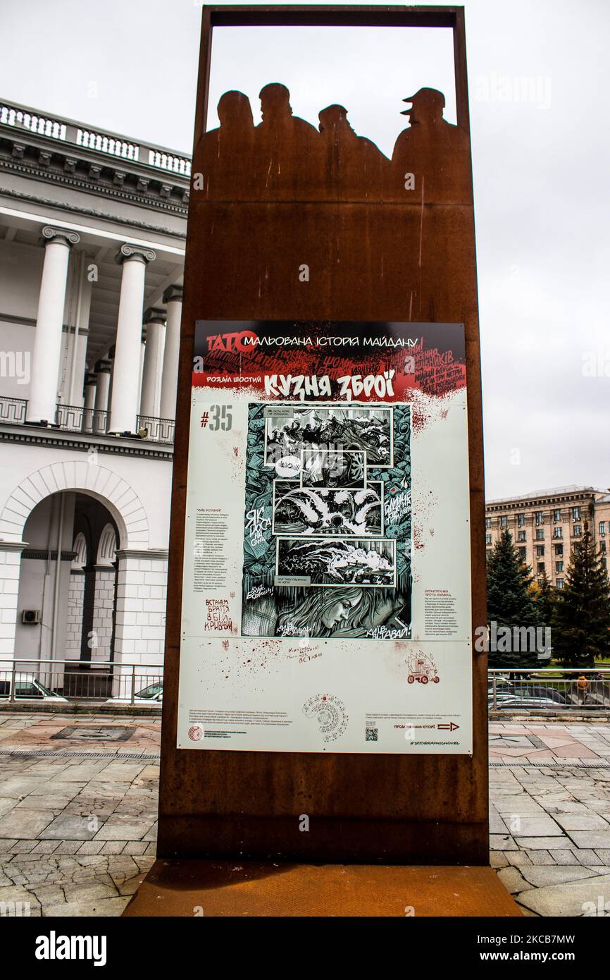 "Painted History of Maidan" art exhibition located at Maidan ...